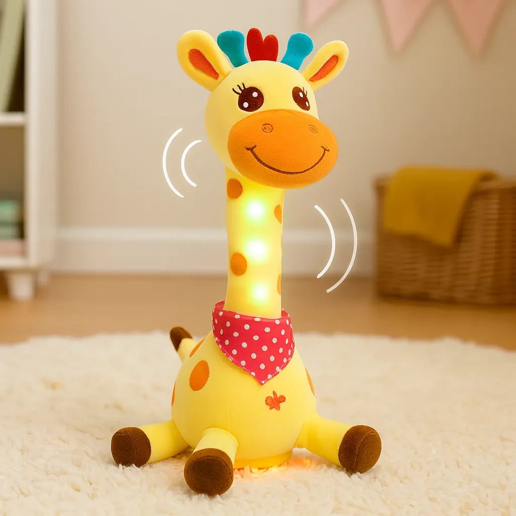 Dancing Giraffe Toy with Music & Lights | Talking & Singing – Cuddlebear